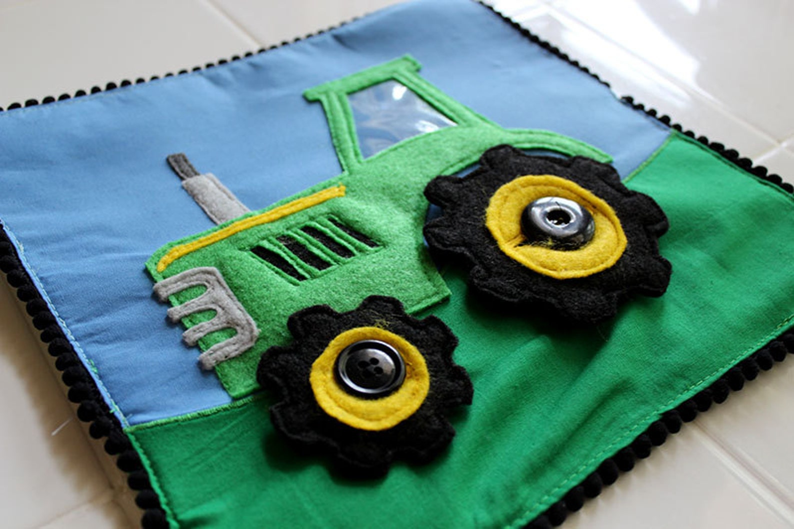 Felt Tractor Things That Go Quiet Book PATTERN - Etsy