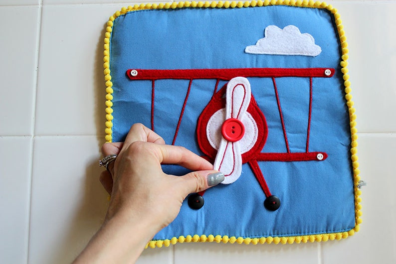 Felt Airplane Things That Go Quiet Book PATTERN - Etsy