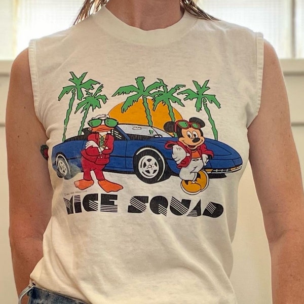 Mickey Mouse Muscle Shirt - Etsy Singapore