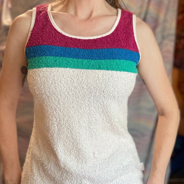 Terry Cloth Tank Top - Etsy