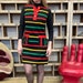 Vtg 60s Mod Primary Colors Striped Dress With Pockets Ronterri 70s ...