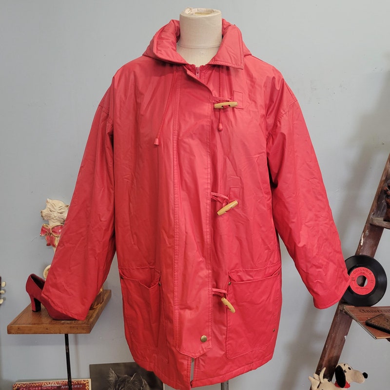 80s Rain Jacket - Etsy UK