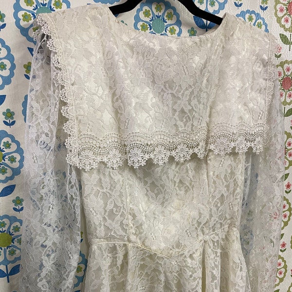 Lace Midi Dress - Etsy