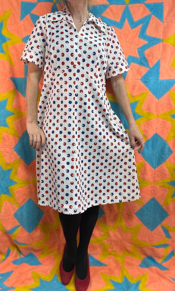 Vintage mod dress polka - Gem