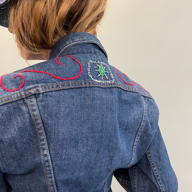 Hippie Jean Jacket - Etsy