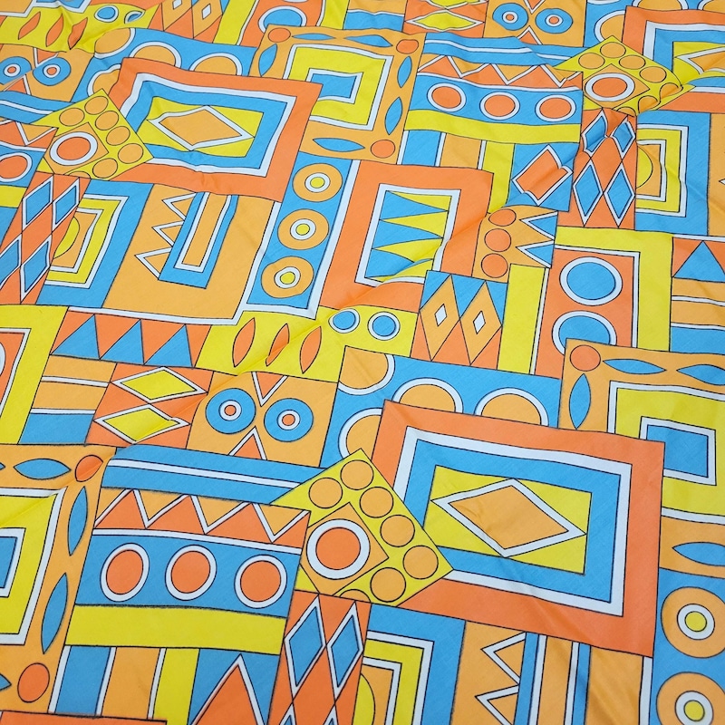 1970s Retro Fabric - Etsy