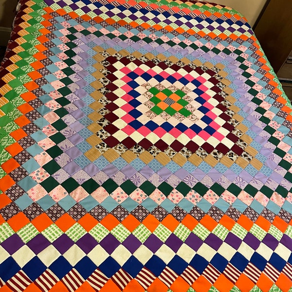 Retro Patchwork - Etsy