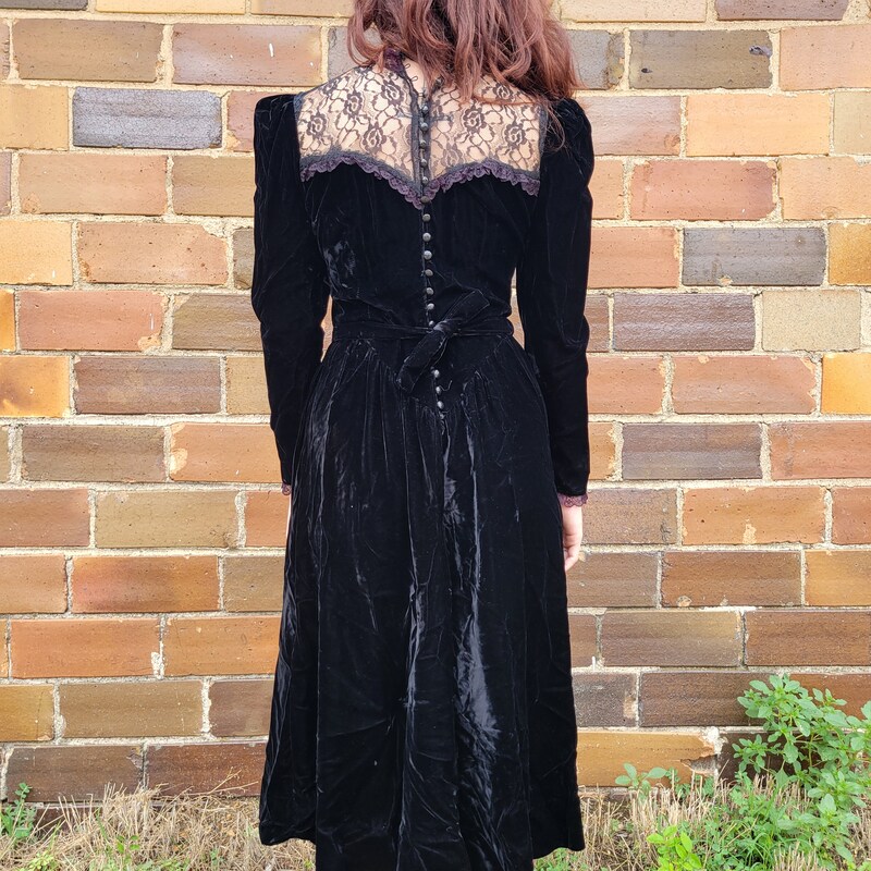 Gothic Velvet Dress - Etsy