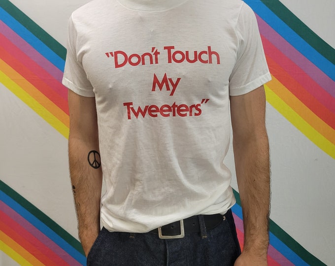 Vtg 80s MY TWEETERS Sound Stereo SHIRT / Vintage Speakers Midwest ...