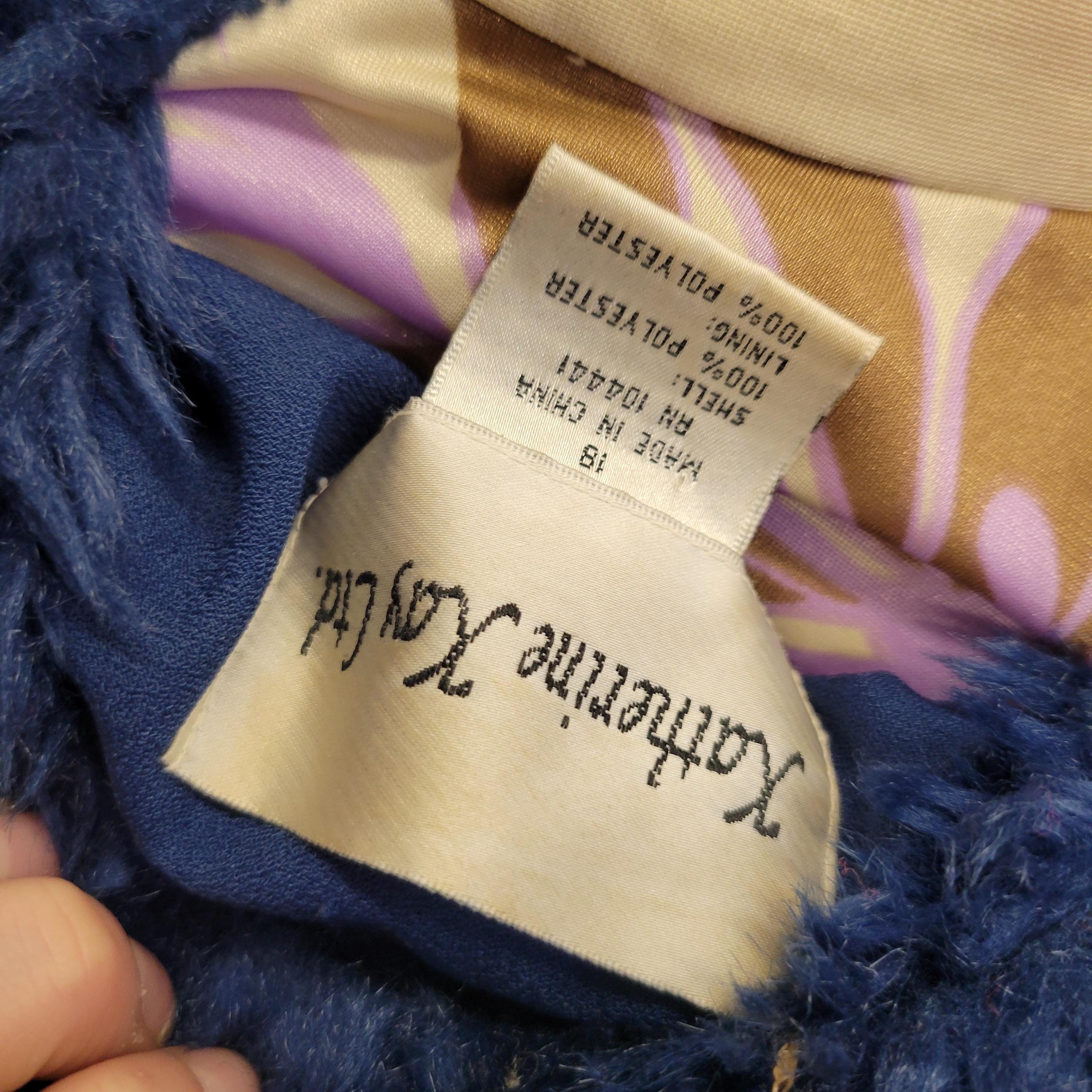 Vtg 60s BLUE FAUX FUR Coat, Katherine Kay Ltd. Large Plush Jacket - Etsy UK