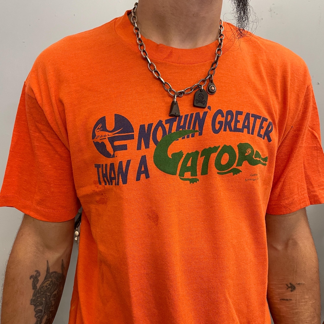 Vintage 70s Gator Graphic Tee, Florida Alligator Shirt (large) - Etsy