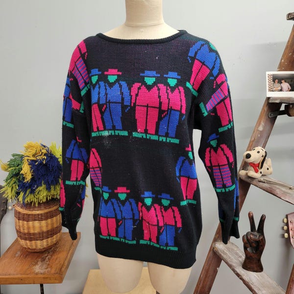 Funky Sweater - Etsy