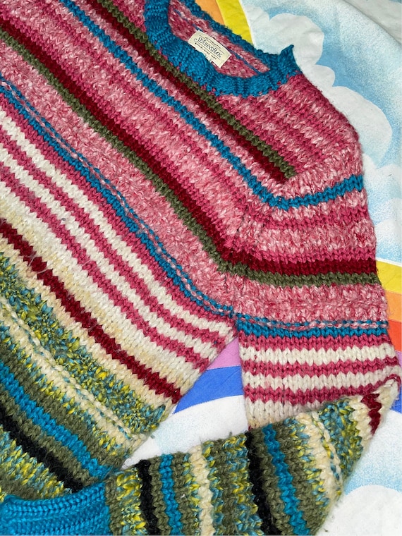 green striped sweater 90s - Gem