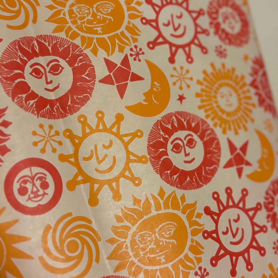 Vtg 50s Mid-century Retro Mod DRAWER LINER : Vintage Celestial No Bugs ...