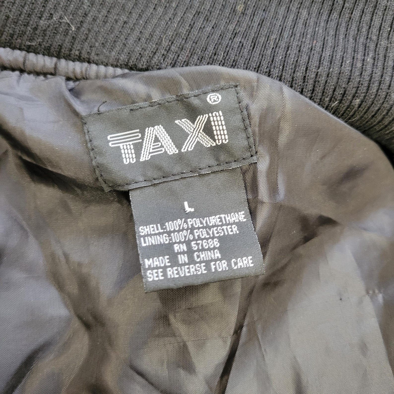 Vtg 70s PVC Vinyl Cropped Jacket: Vintage Taxi Brand Faux Leather Rain ...