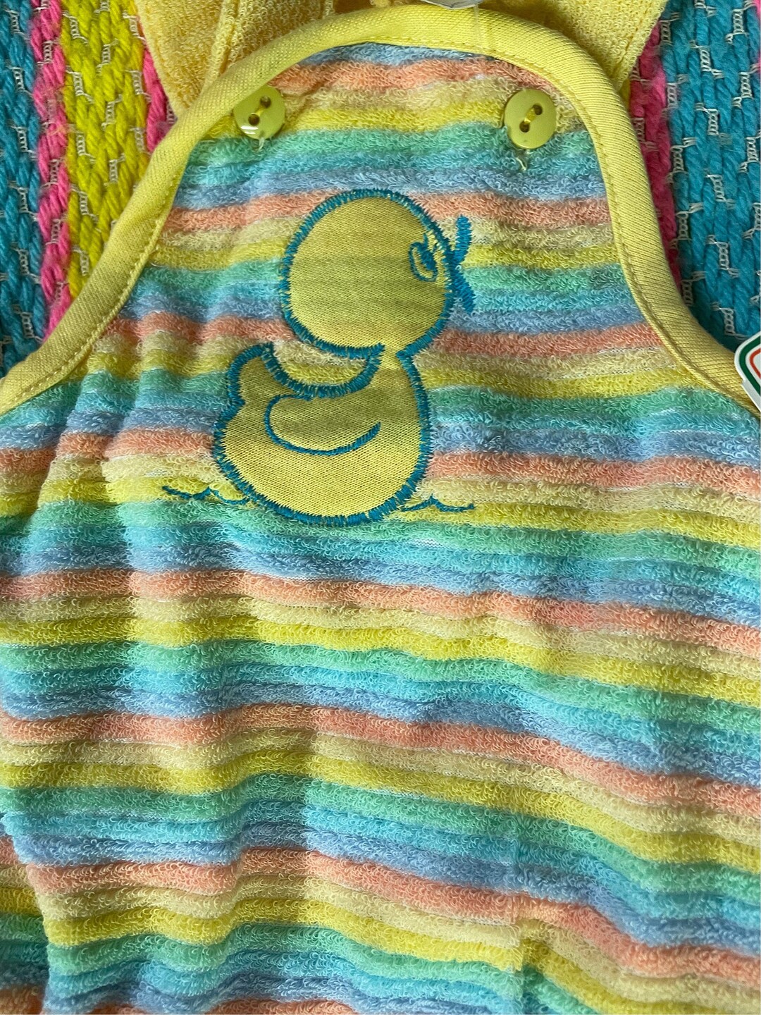 Vintage 70s New With Tags / Baby Onesie / Size 9 Months / Pastel ...