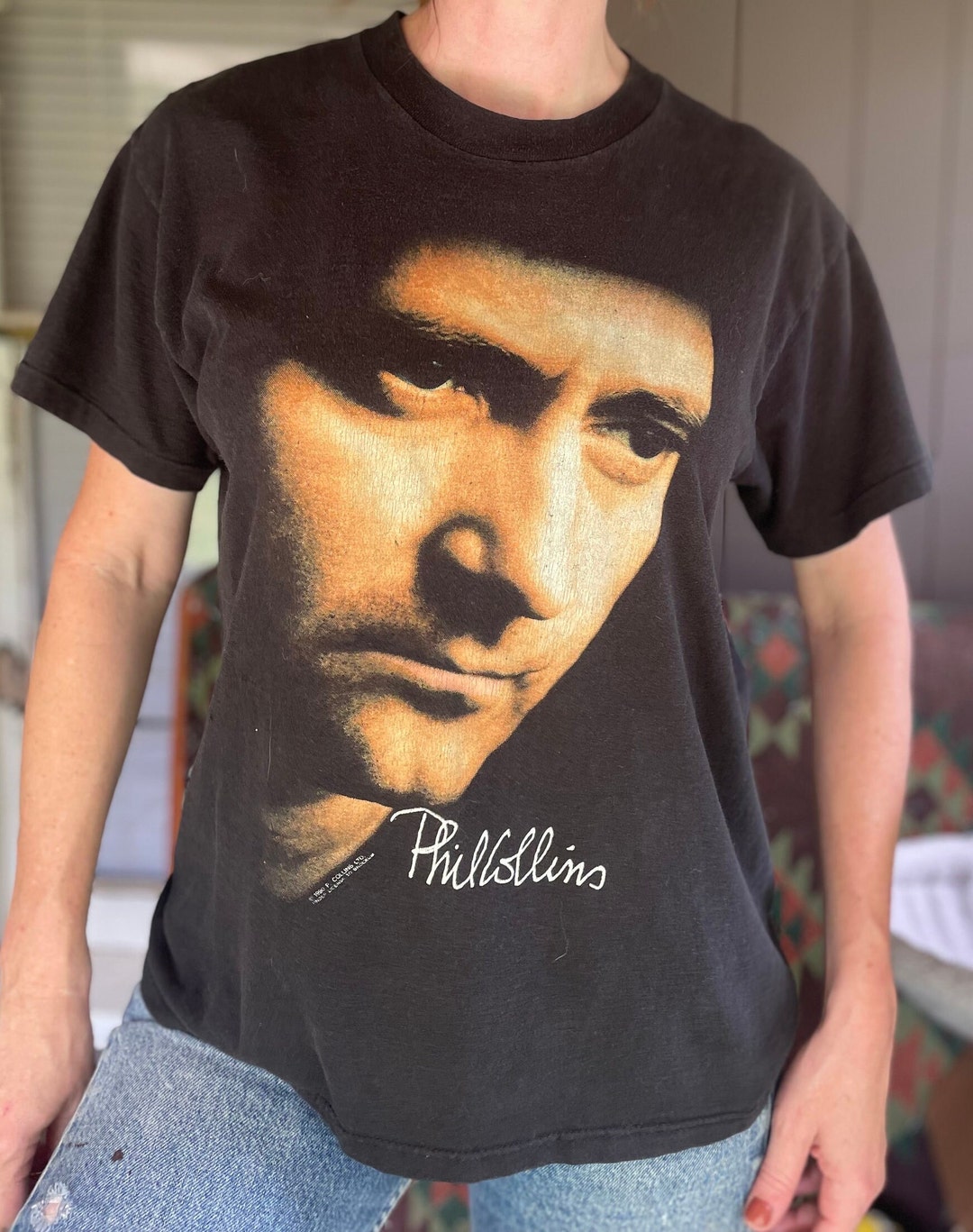 Vintage 90s Phil Collins Shirt / 90s Genesis Tour Shirt / the - Etsy