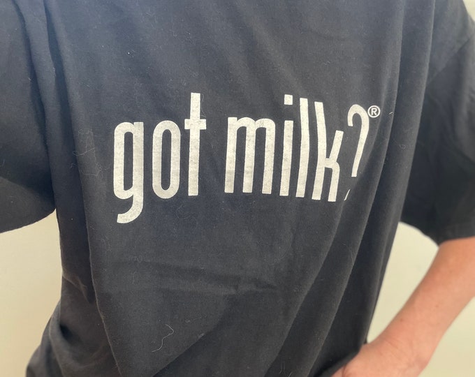 Vintage 90s Got Milk? Shirt / 90s Commercial Ad Promo XL T-shirt ...