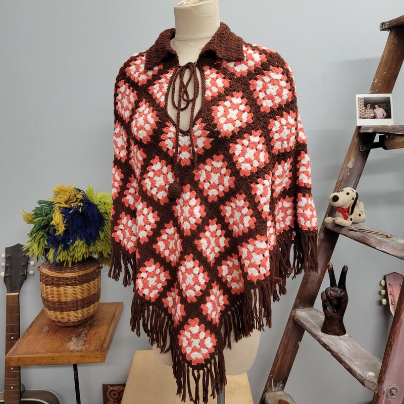 Poncho Granny Square - Etsy