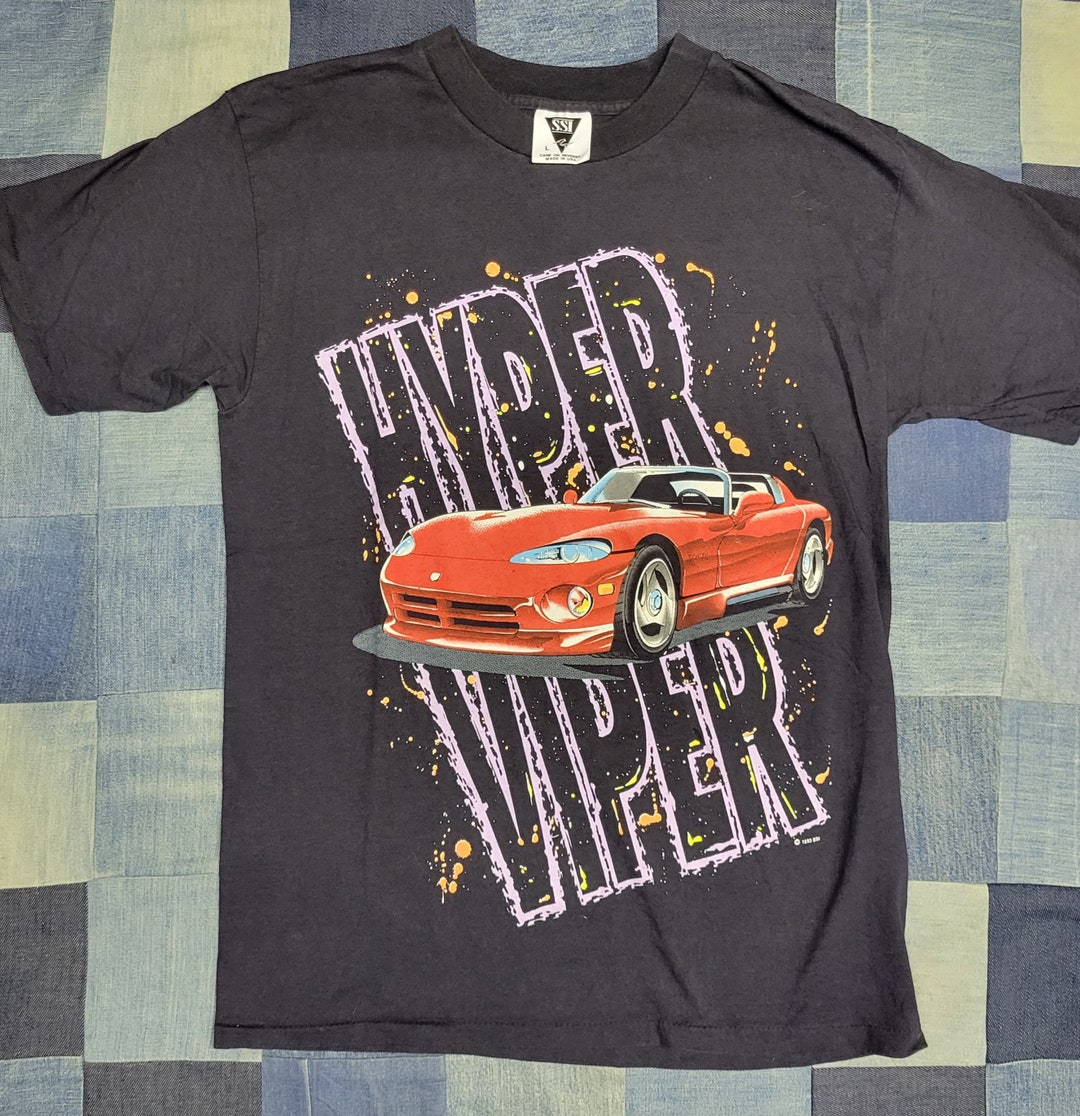 Vtg HYPER VIPER Tee // 80s 90s Dodge Sports Car Nascar Single Stitch ...