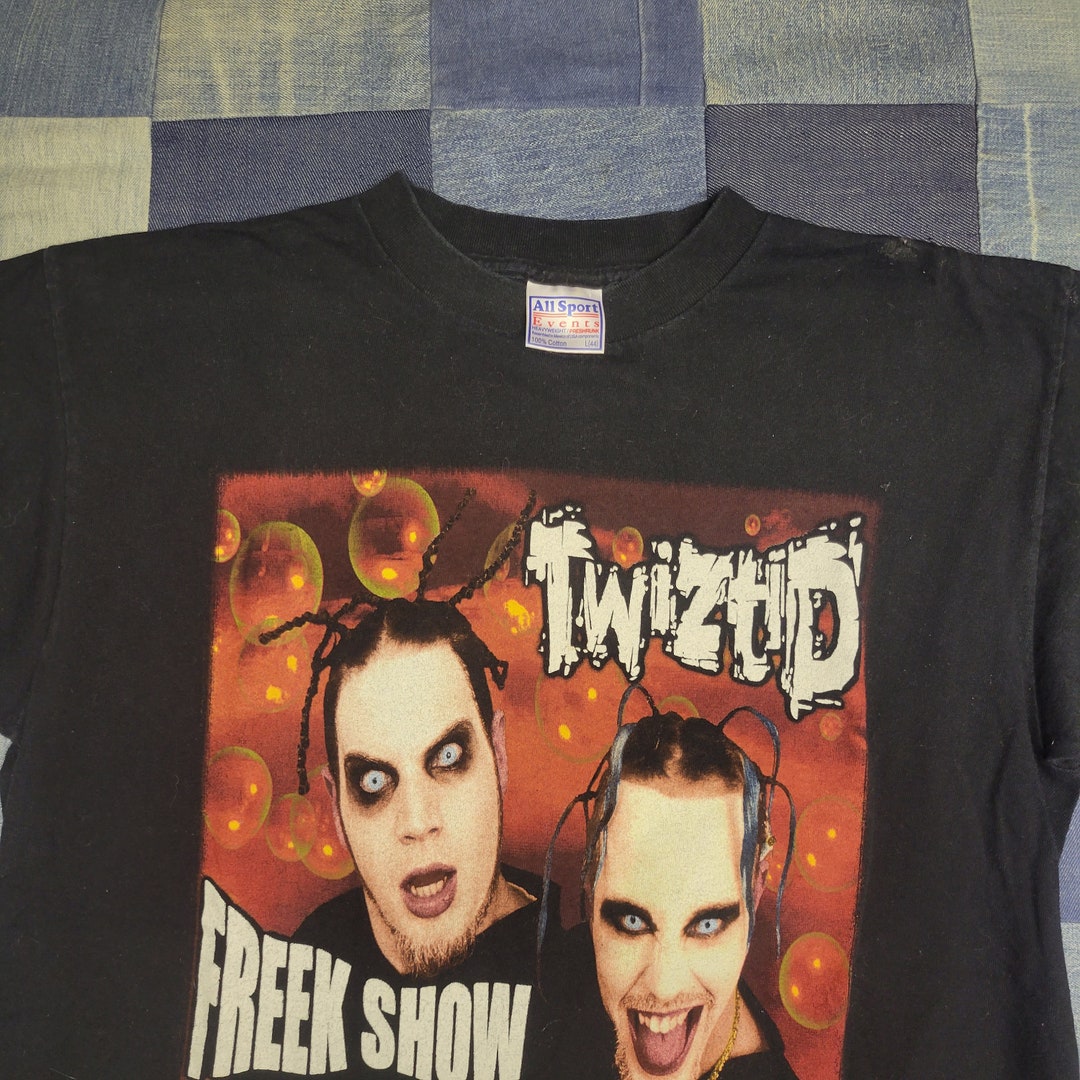 Vintage 90s Y2k Insane Clown Posse TWIZTID Freak Show Juggalo Rap ...