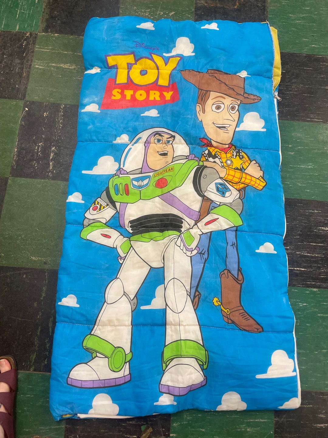 Vintage Toy Story Sleeping Bag 90s Woody and Buzz - Etsy