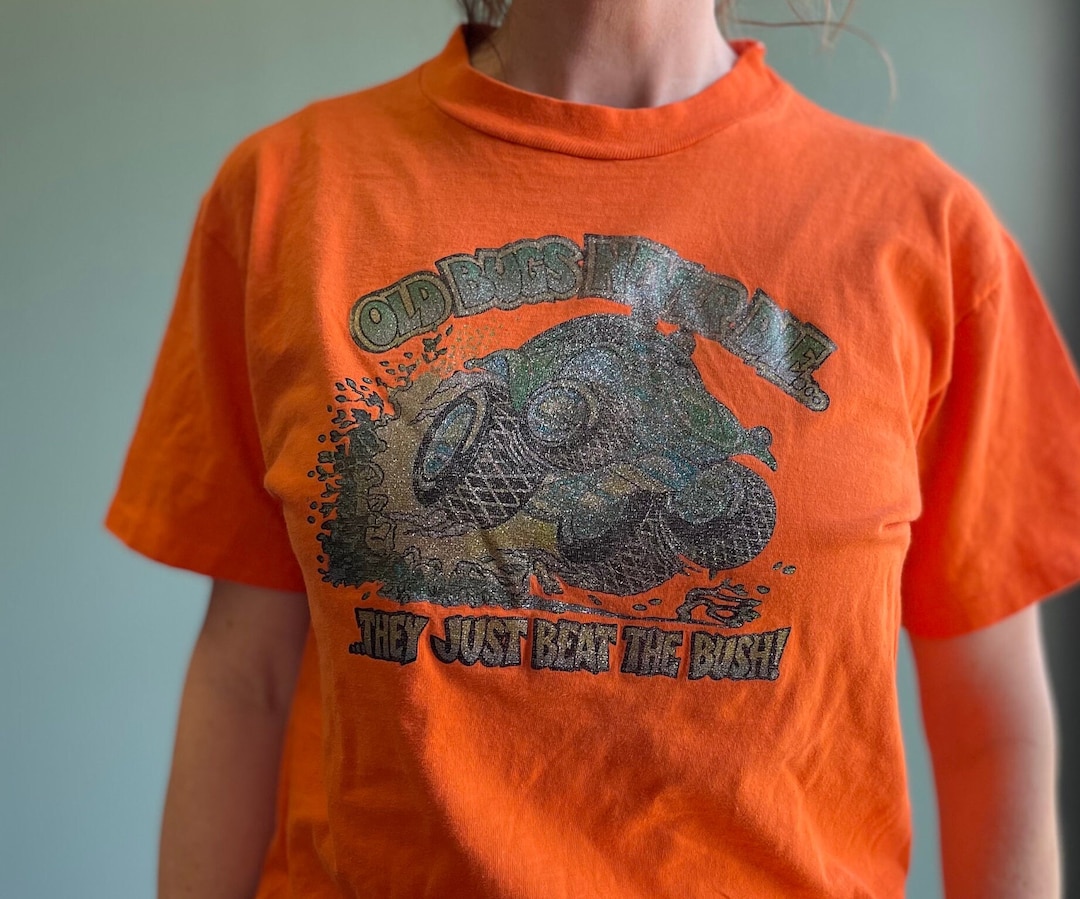 Vtg 70s VOLKSWAGEN BUG VW Shirt // Old Bugs Never Die They Just Beat ...