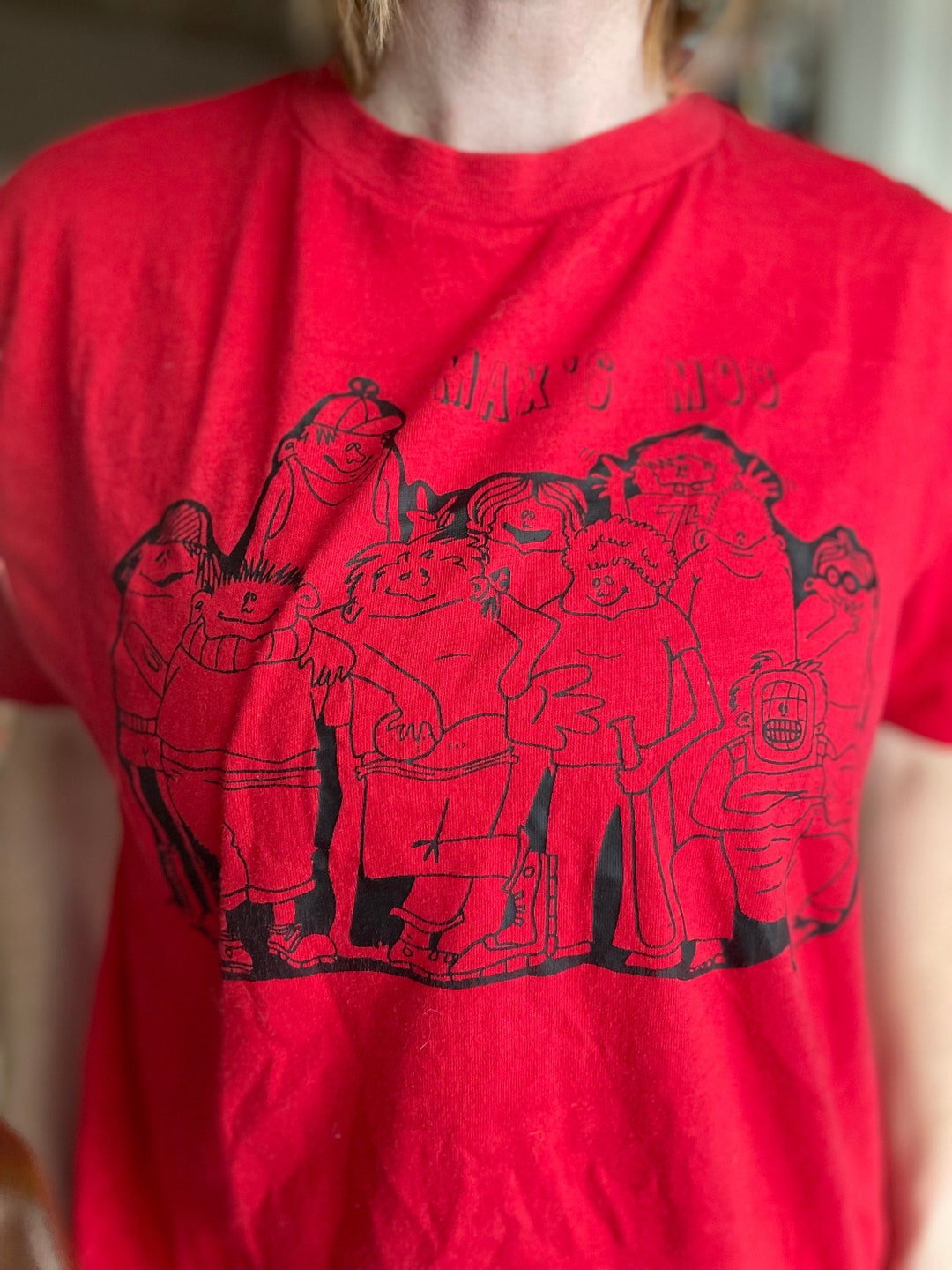 Vintage 80s Max's Mob Shirt // 80s Numbered Sports Player Shirt - Etsy