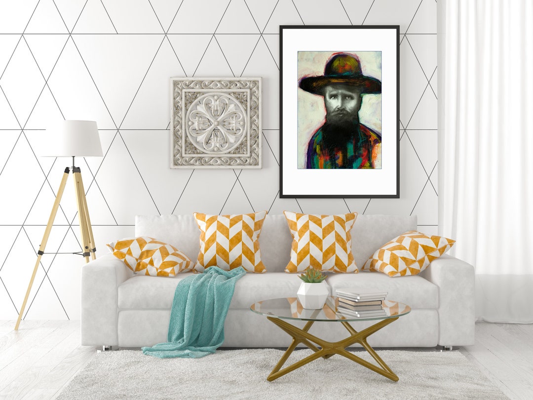 The Prospector, Acrylic Painting, Unframed Giclée Print - Etsy