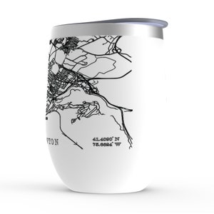 Scranton Pa Map Stemless Wine Tumbler PREORDER Ships in 10 Days - Etsy
