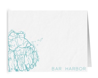 Bar Harbor Map | Etsy