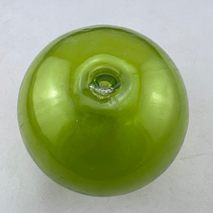 Light Lime Green Decorative Reproduction Blown Glass Float - Etsy