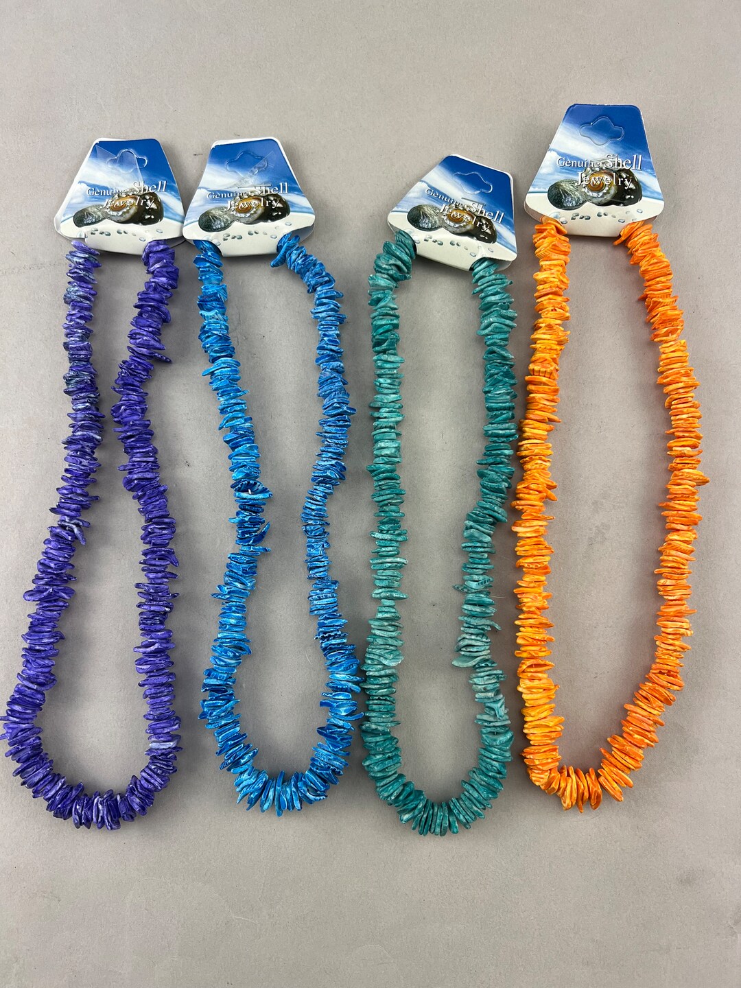 4 Pcs Colorful Handmade Puka Chip Coco Shell Necklace 18 - Etsy