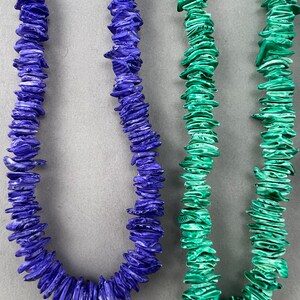 4 Pcs Colorful Handmade Puka Chip Coco Shell Necklace 18" - Etsy