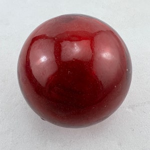 Red Decorative Reproduction Blown Glass Float Fishing Buoy Ball 5" - Etsy