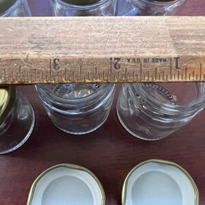 12 Pieces Mini Clear Glass Mason Jars With Screw-top Lids Wedding ...