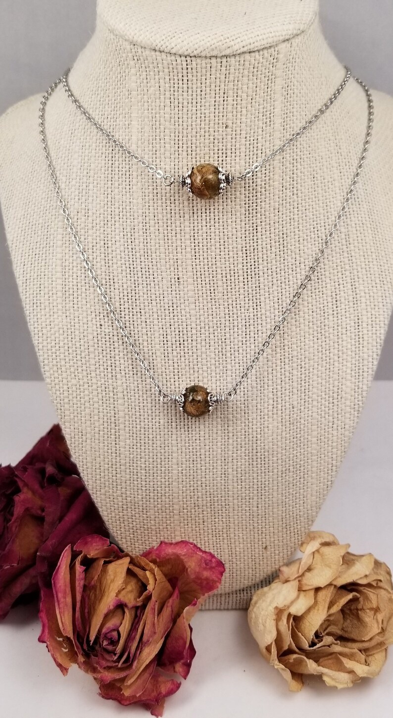 Memorial Flower Bead Inline Necklace OR Bracelet Keepsake | Etsy