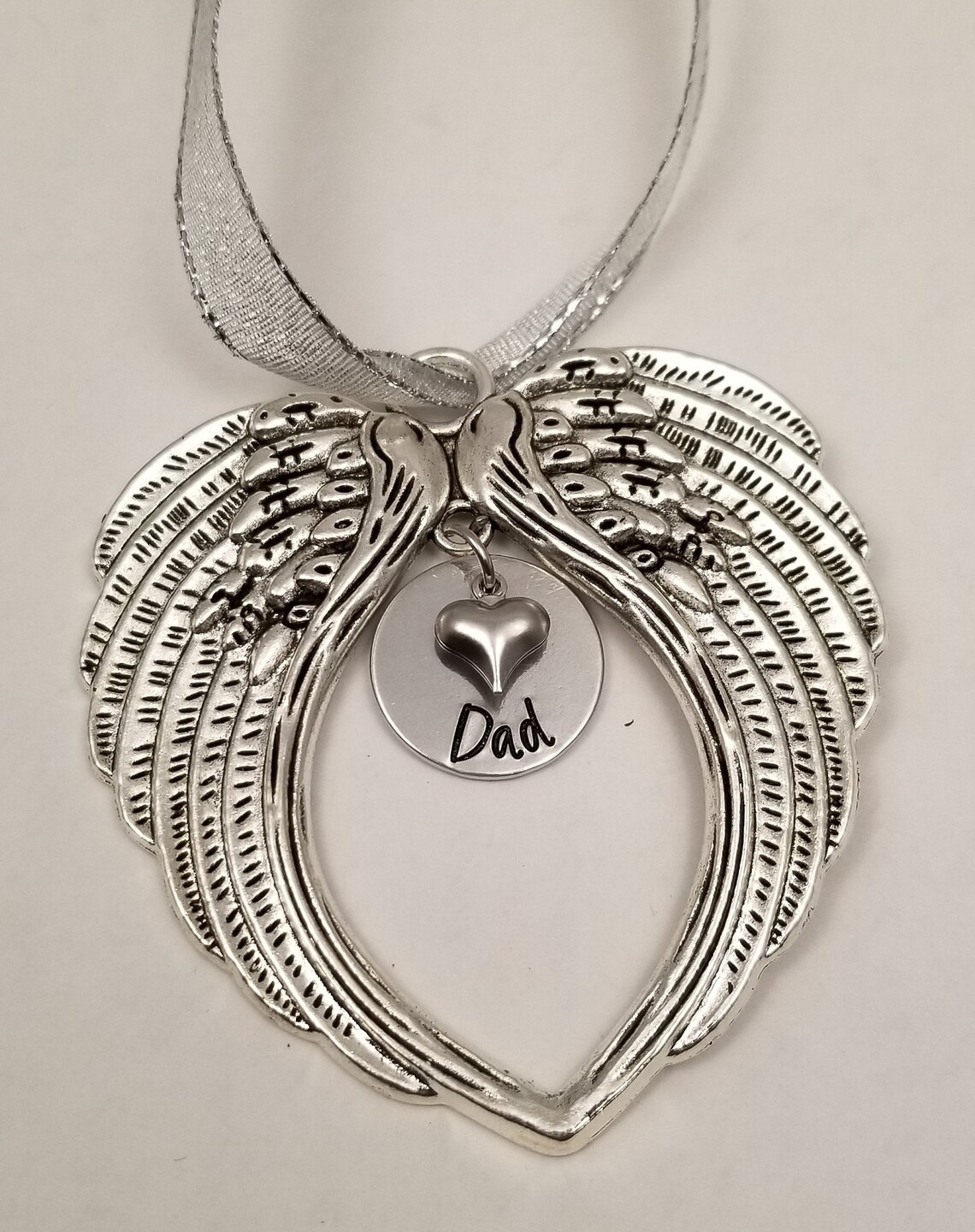 Angel Wing Christmas Tree Ornament Memorial Hanging Hand - Etsy