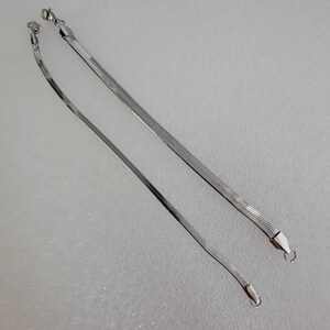 Stainless Silver Herringbone 5mm Stackable Bracelet Jewelry, Non-tarnish Waterproof Flexible ...