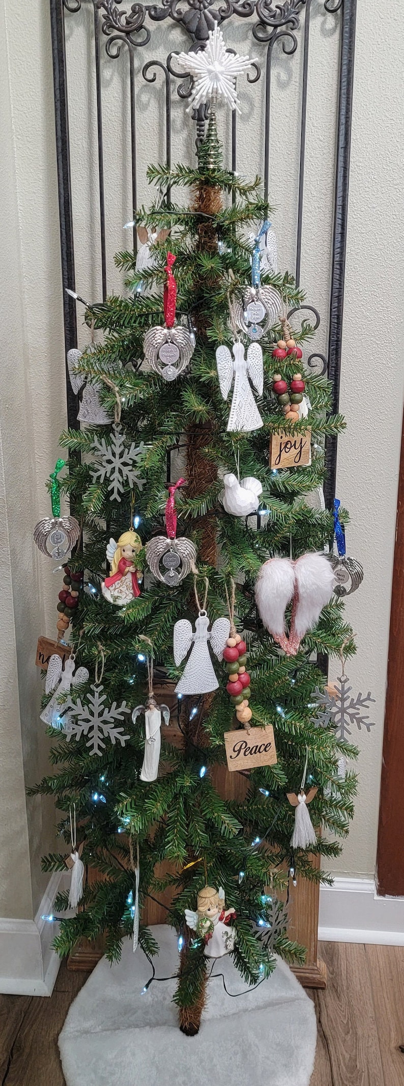 Angel Wing Christmas Tree Ornament Memorial Hanging Hand - Etsy