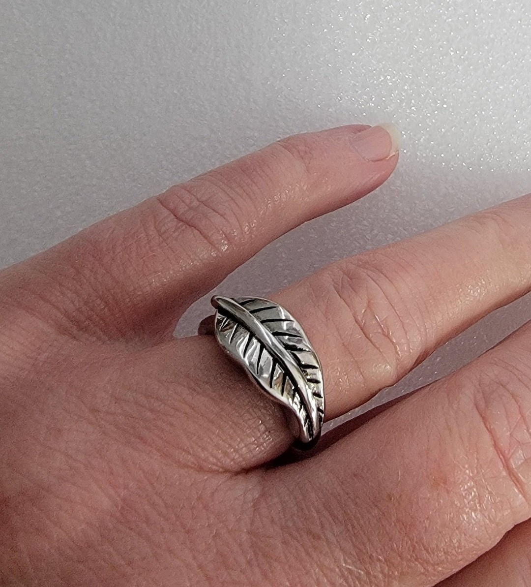 Feather Cremation Funeral Ash Urn Ring, Stainless Self Fill Cremains ...