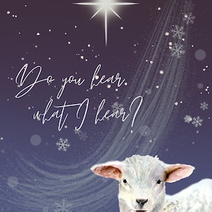 Christmas Print Do You Hear What I Hear - Etsy