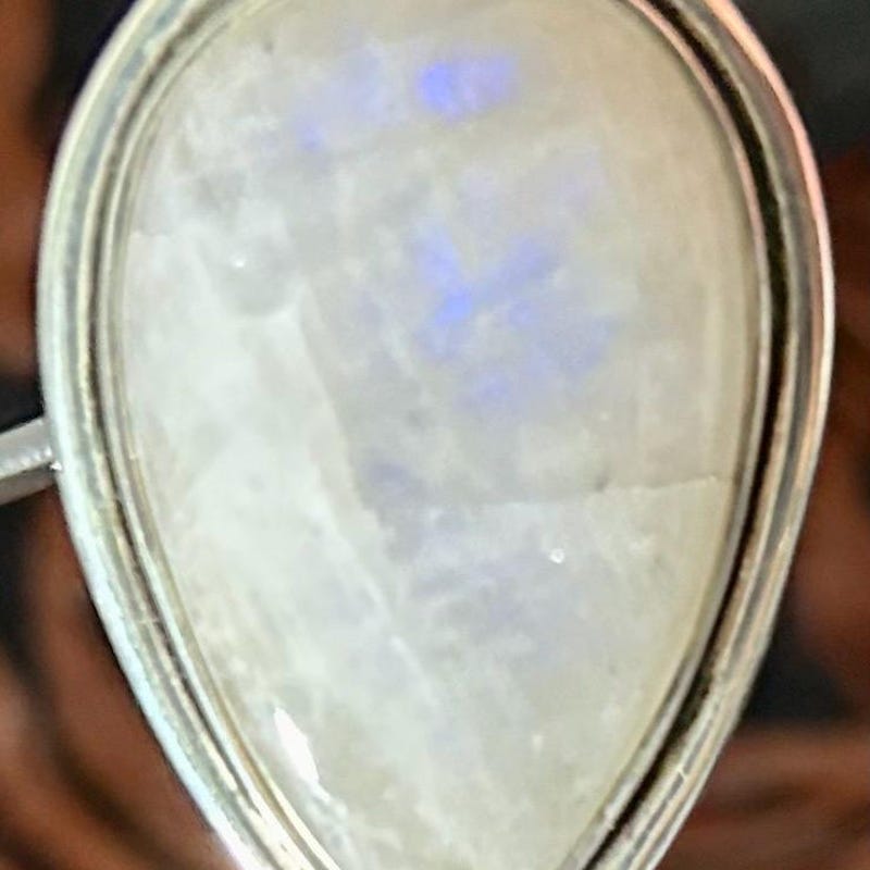 Large Moonstone Ring - Etsy