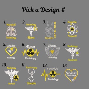 Men Monogrammed Rad Tech X-ray Fleece Jacket, Embroidered With ...