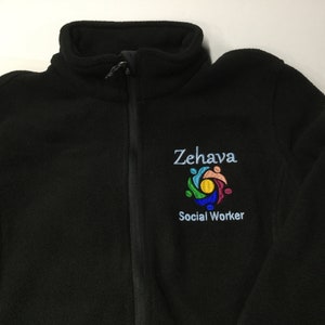 Monogrammed Social Worker Quarter Zip Pullover, Sweater for Social ...