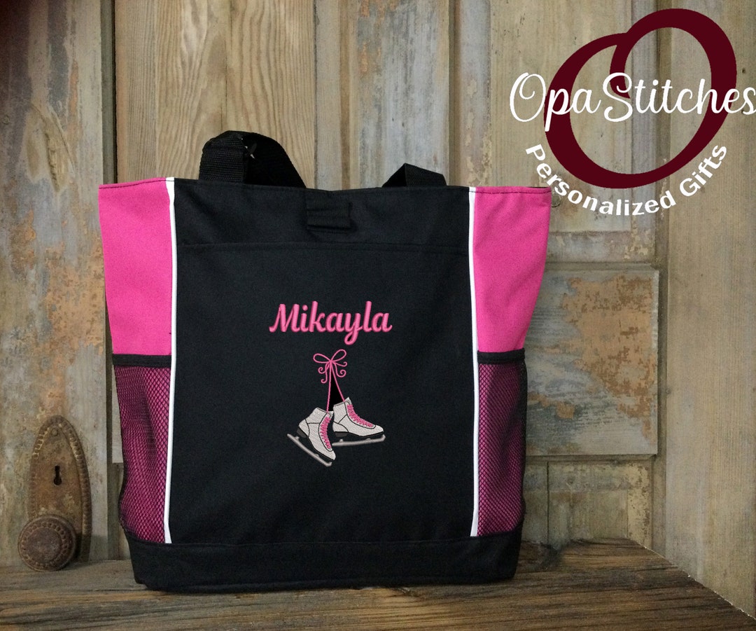 Personalized Ice Skate Bag for Girls – Custom Embroidered Name and ...