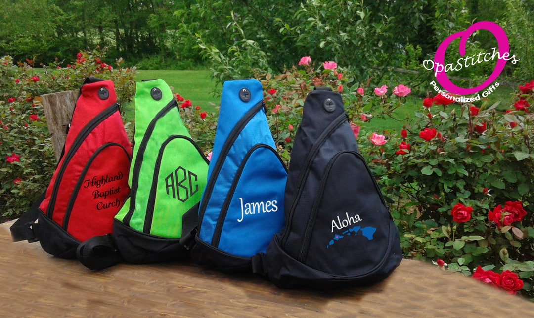 Sling Bag Personalized, Sports Travel, Great for Youth, School Group ...