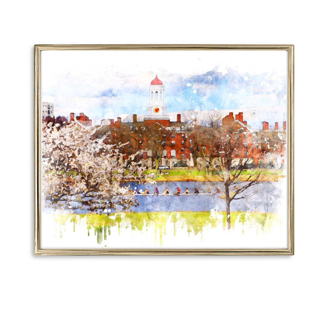 Harvard University River Art | Wall Art | Home Decor | University ...
