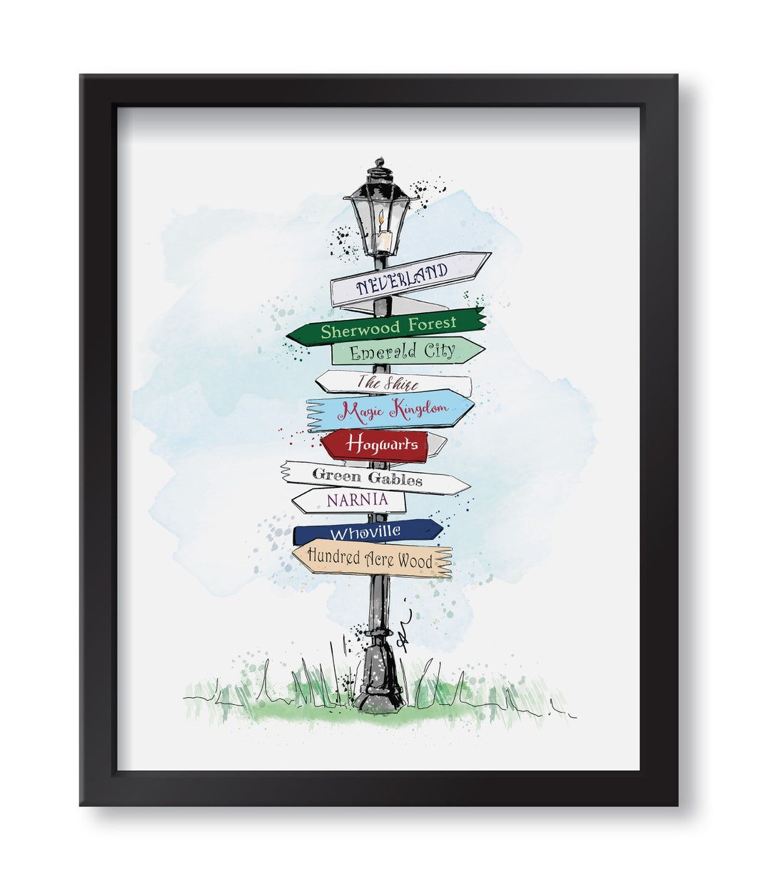 Fantasy Sign - Illustration, Art, Fine Art, Wall Art Print, Poster ...