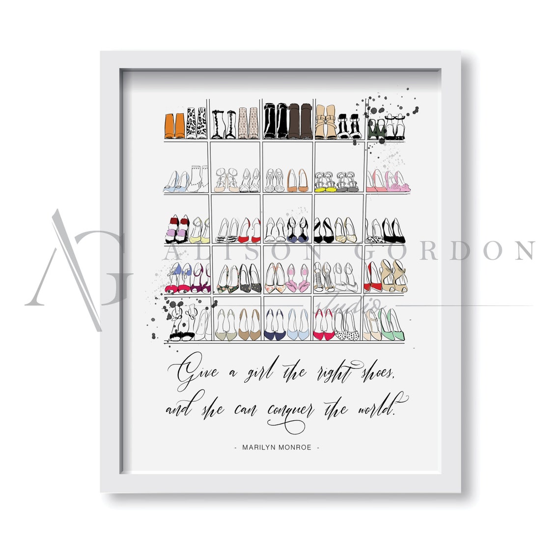 Conquer the World Fashion Illustration Print Fine Art Wall - Etsy